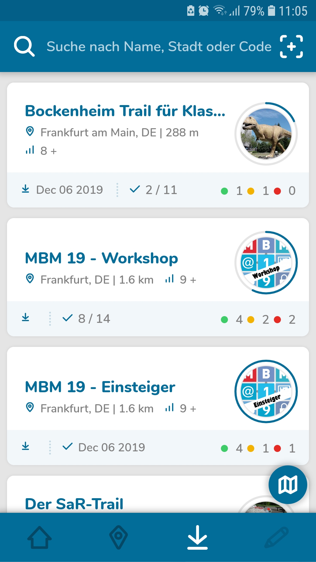 Neue Features der MathCityMap-App | MathCityMap