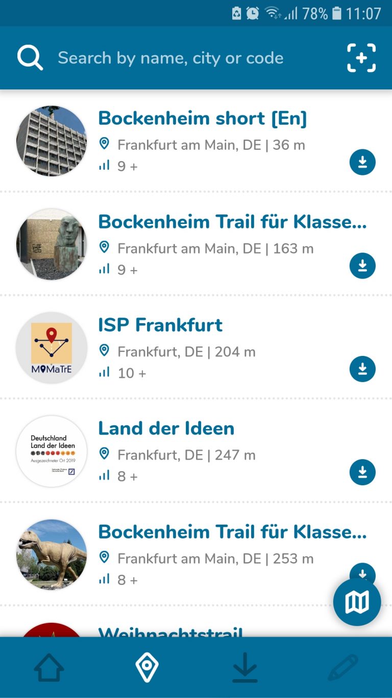 New Features of the MathCityMap app | MathCityMap