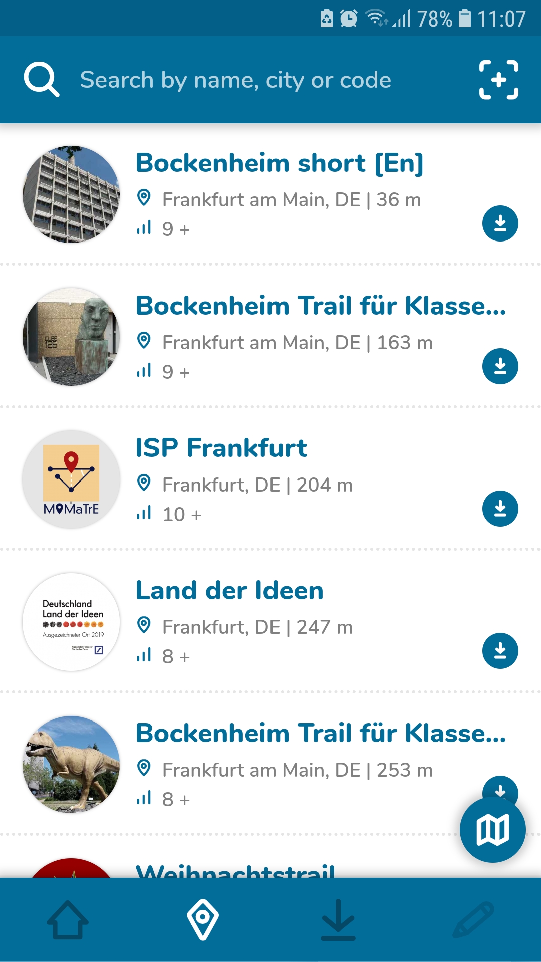 New Features of the MathCityMap app | MathCityMap